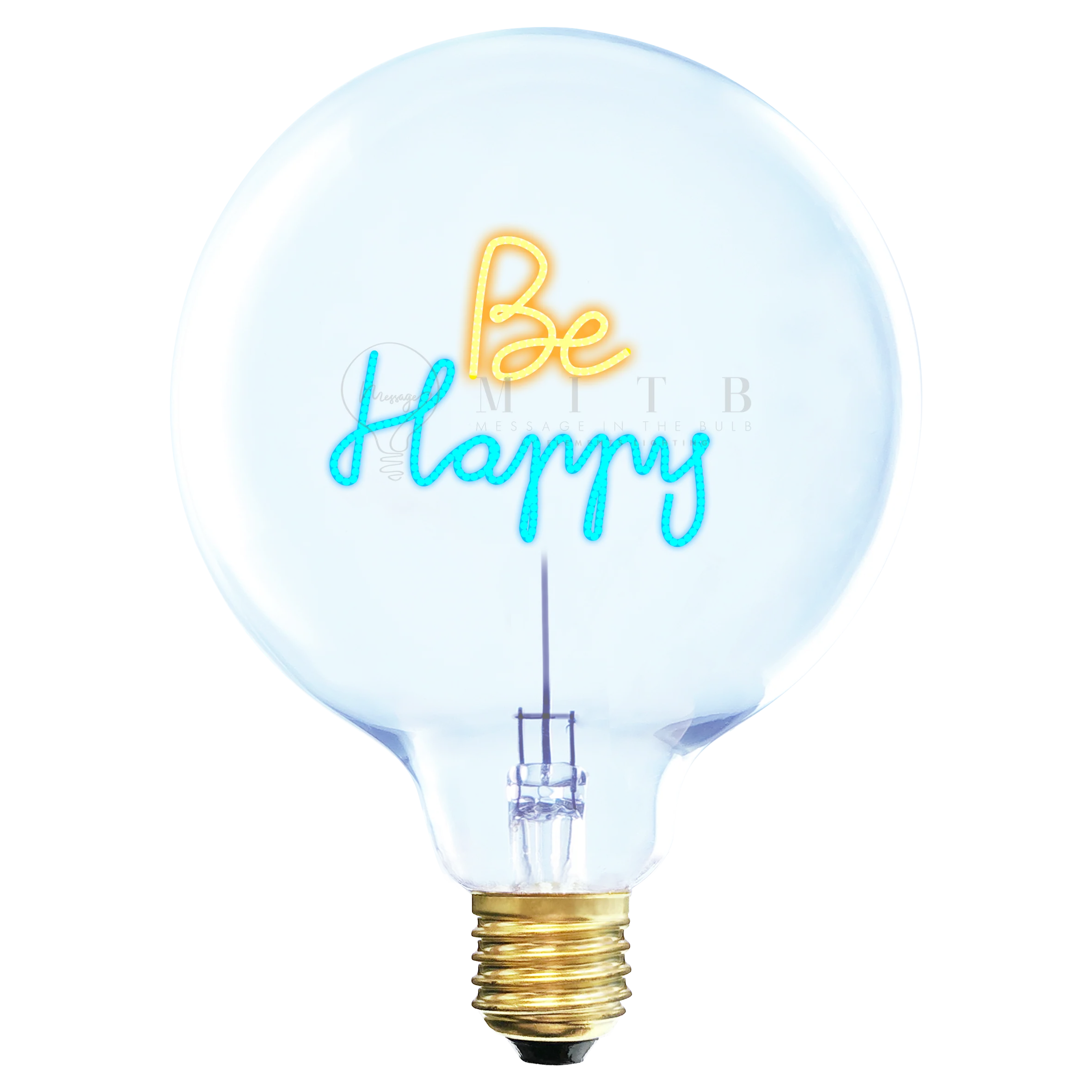 Neon Lights Singapore | MITB LED Filament Bulb Be Happy