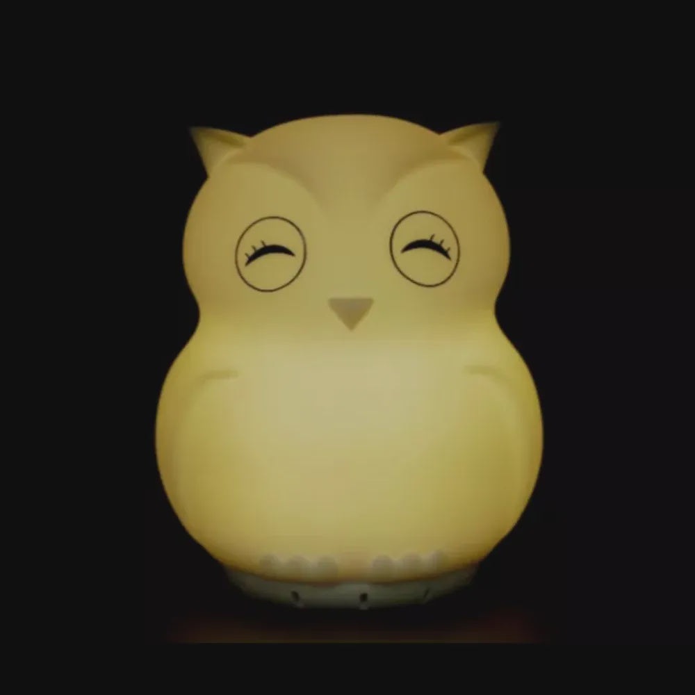 Duski Reachargeable Night Light Owl | Kids Night Light SG