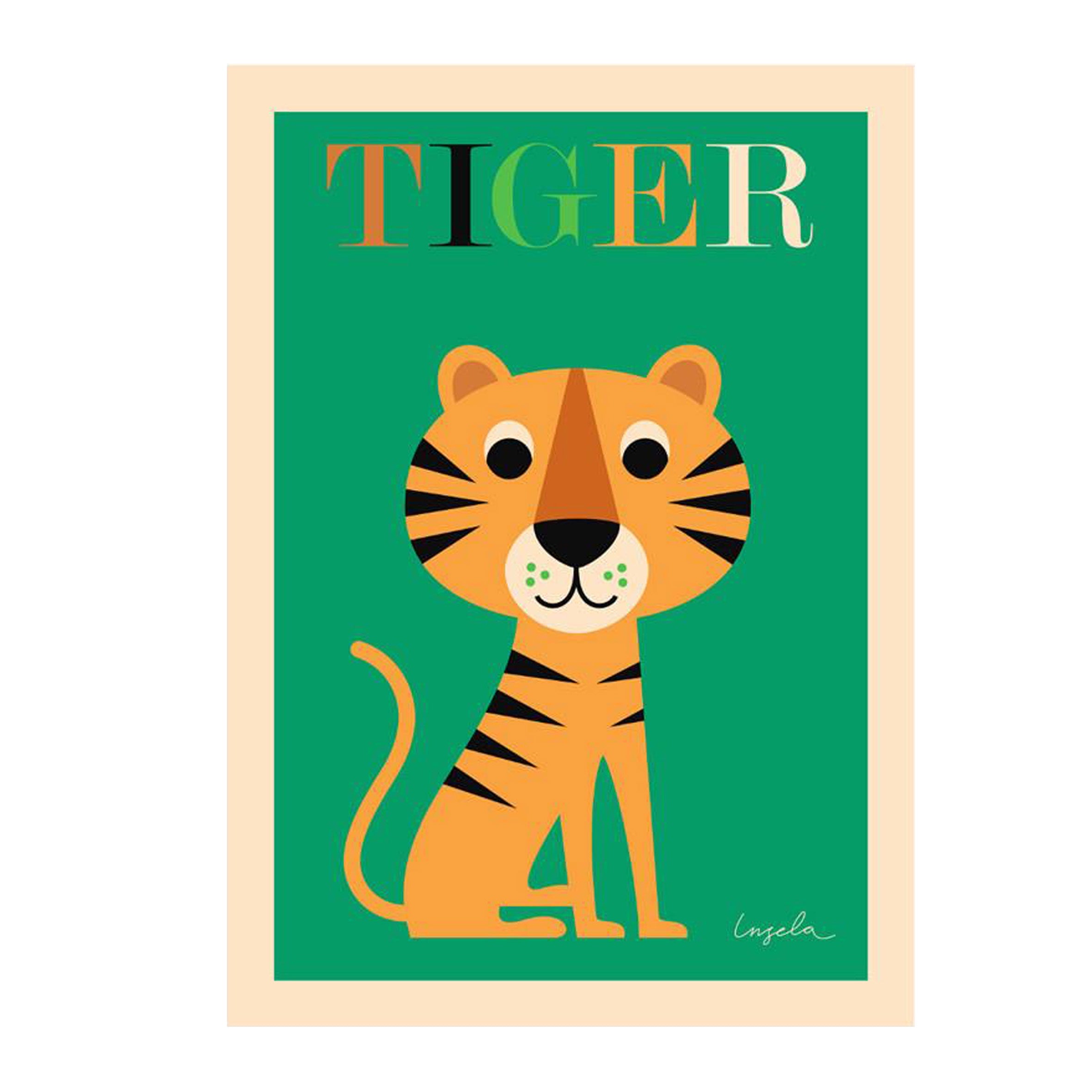 Omm Design | Poster 50 x 70 Tiger | Shop Posters & Prints Online – Deer ...