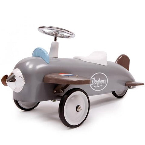 Baghera Ride On Speedster Plane Silver