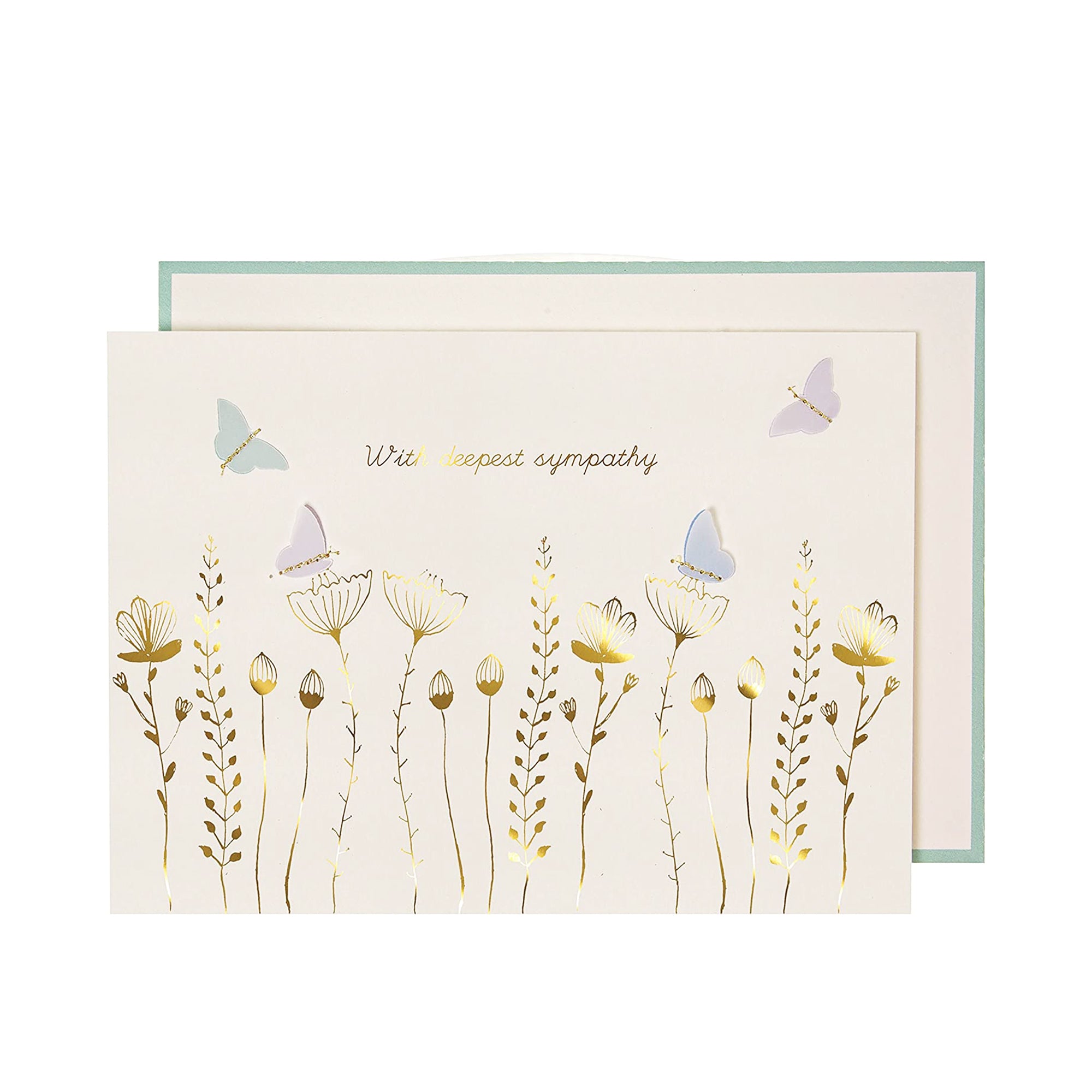 Meri Meri Greeting Cards Singapore | Sympathy Butterflies Condolences Card
